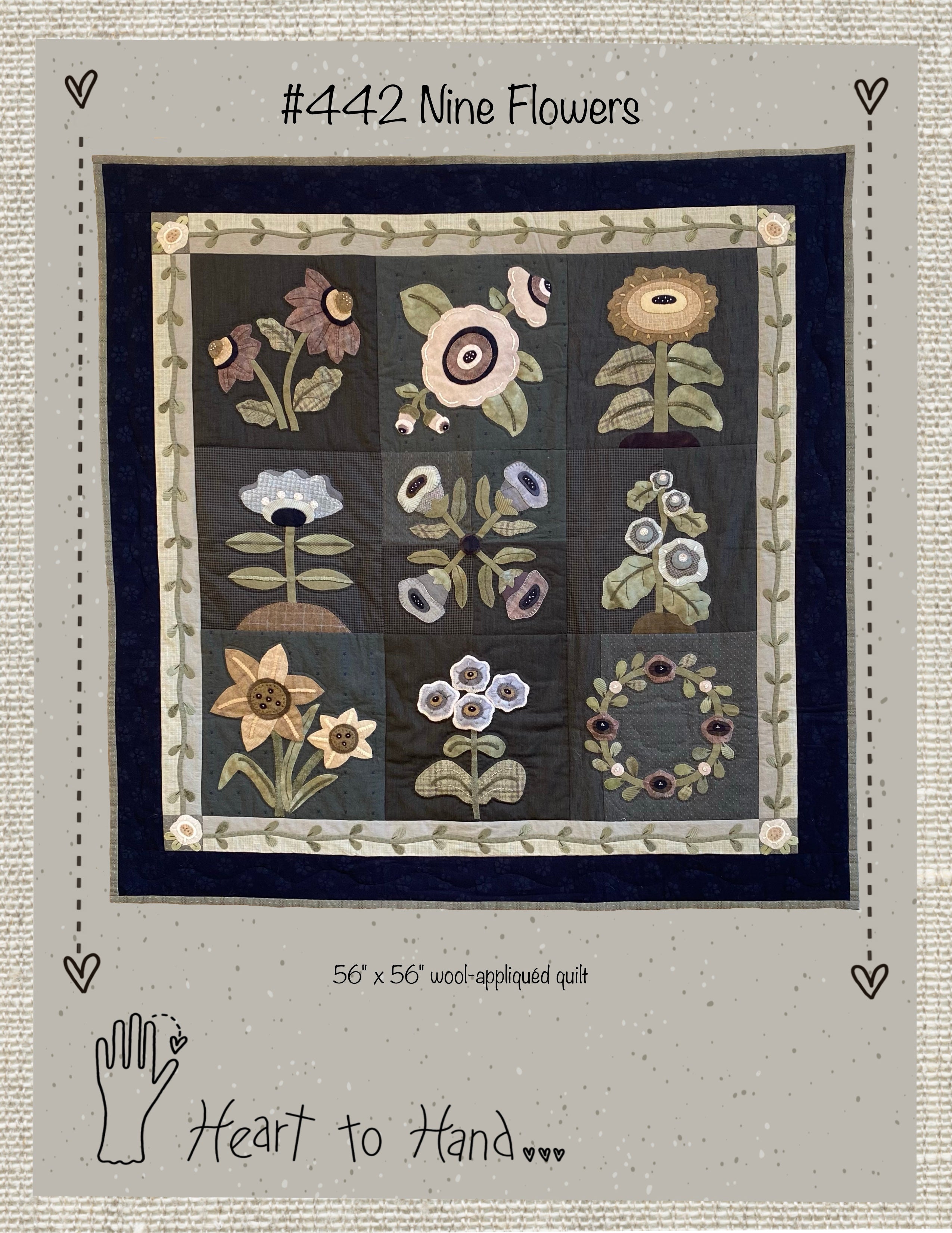 #442 Nine Flowers | Heart to Hand